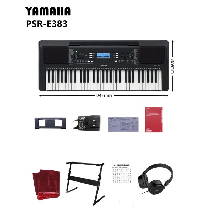 синтезатор Yamaha PSR-E383(PSR-E373 обновлённая версия) 61 клавиша ...