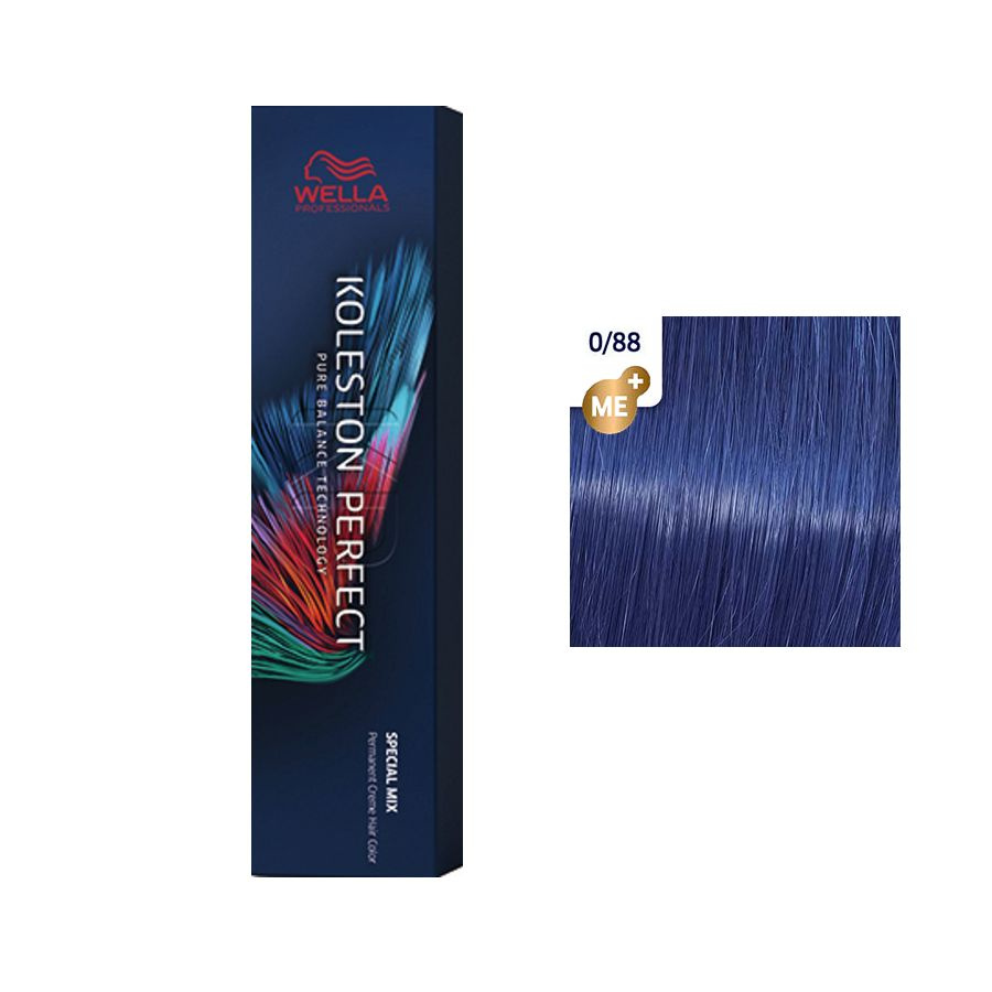 Wella Koleston Perfect ME+ 0/88 - Стойкая краска синий интенсивный 60 ...