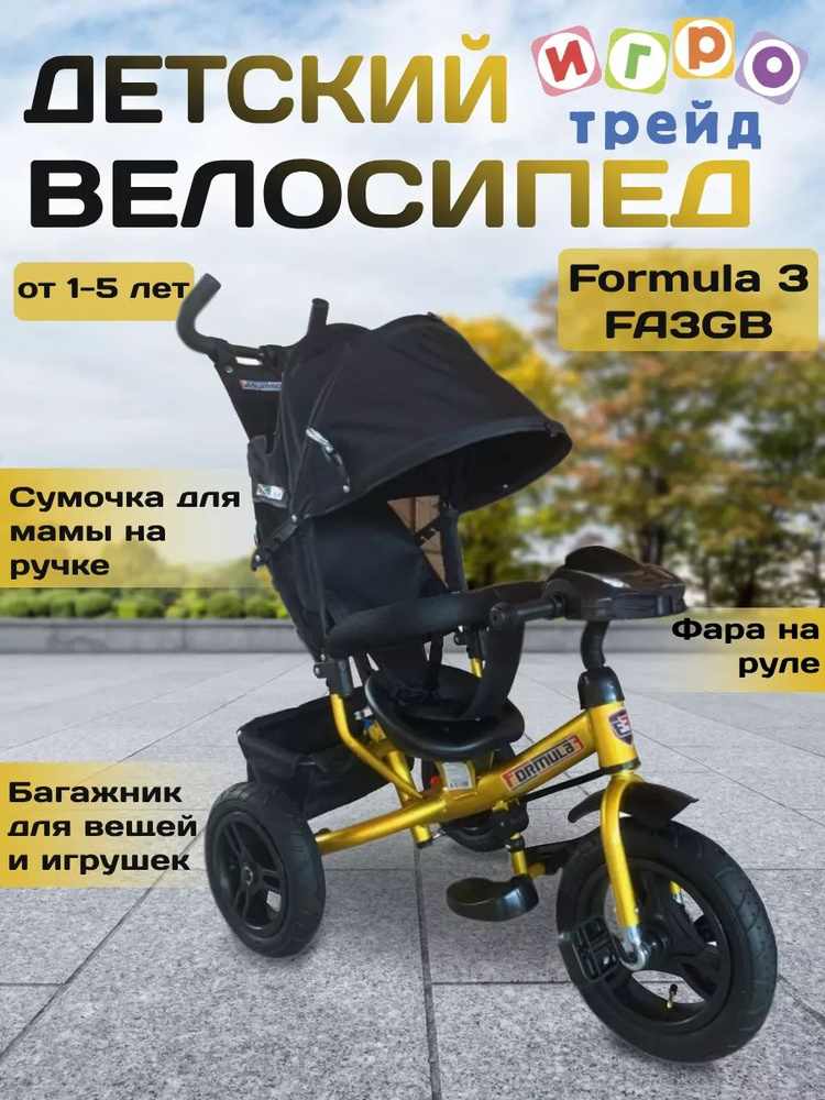 Велосипед детский трехколесный Trike Formula 3 FA3GB - купить с ...
