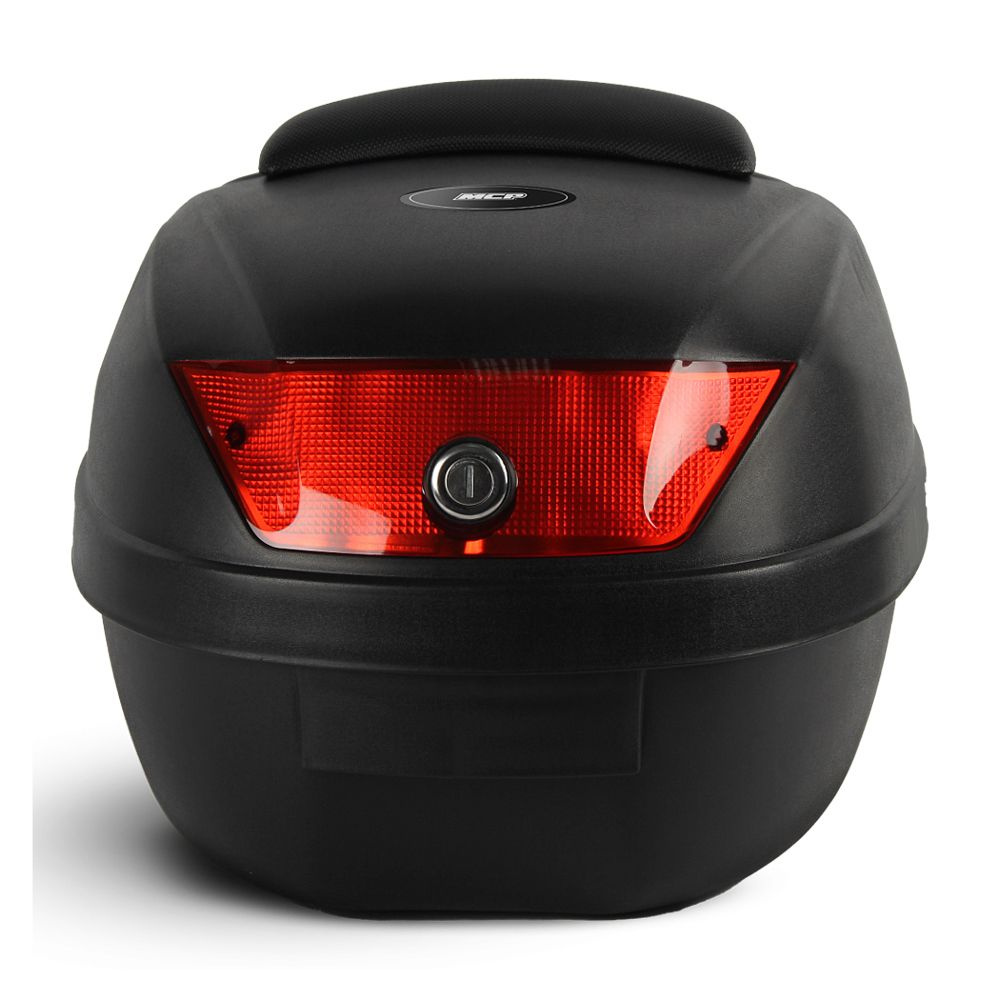 Кофр для мотоцикла 28л со спинкой и крепежной площадкой - купить по ...