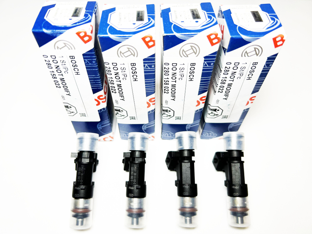 Bosch Инжектор автомобильный, арт. 0280158022-4, 4 шт. купить на OZON ...