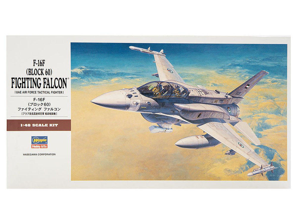 H-07244 Hasegawa Рт44 Тактический истребитель ВВС АОЭ F-16F Block 60 Desert Falcon (1:48) Модель ...