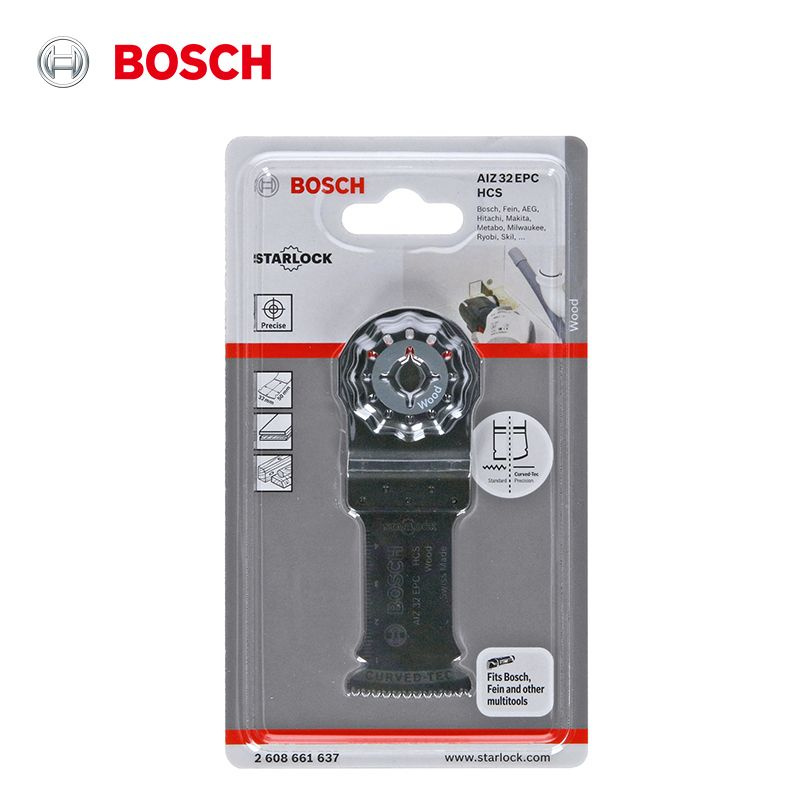Лезвие для резки древесины Bosch star Lock AIZ 32 EPC HCS для ...