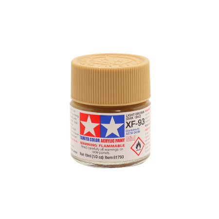 Краска акриловая XF-93 Light Brown (DAK 1942) (Светло-коричневая) 10 ml ...