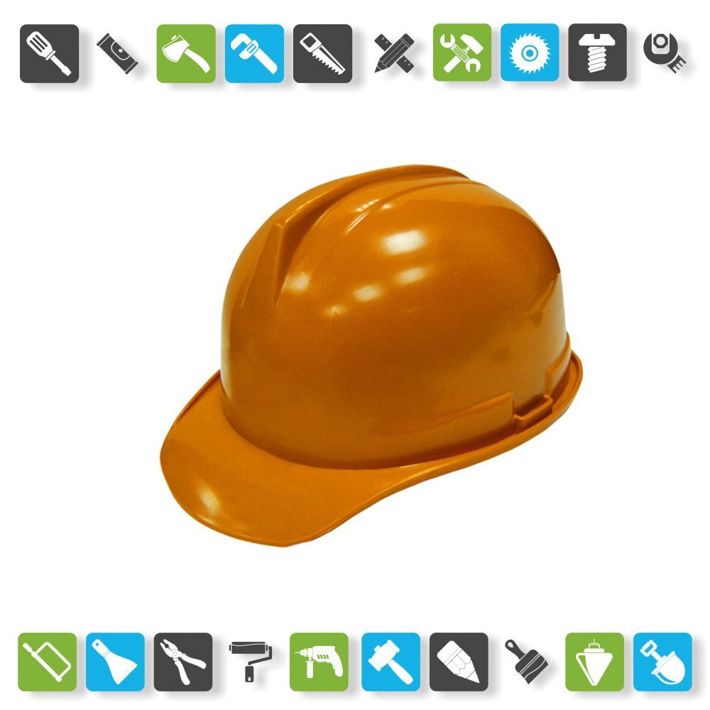 Каска строительная Biber 96222 - купить в интернет-магазине OZON по ...