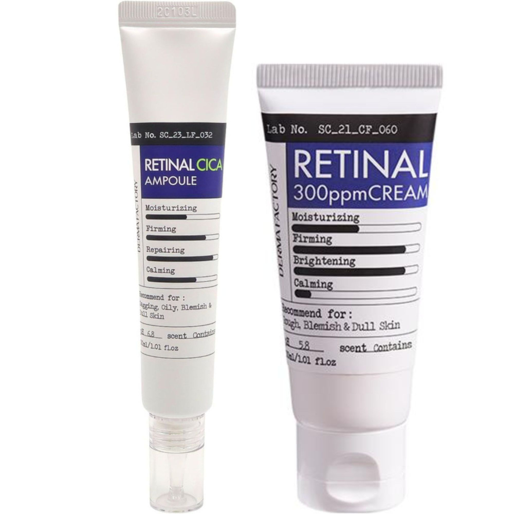 Derma Factory Антивозрастной укрепляющий набор для лица: Сыворотка с 1. ...