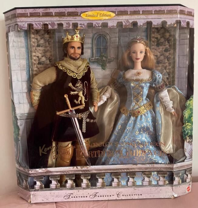 Barbie KING ARTHUR GUINEVERE Ken Коллекционное издание Барби Король ...