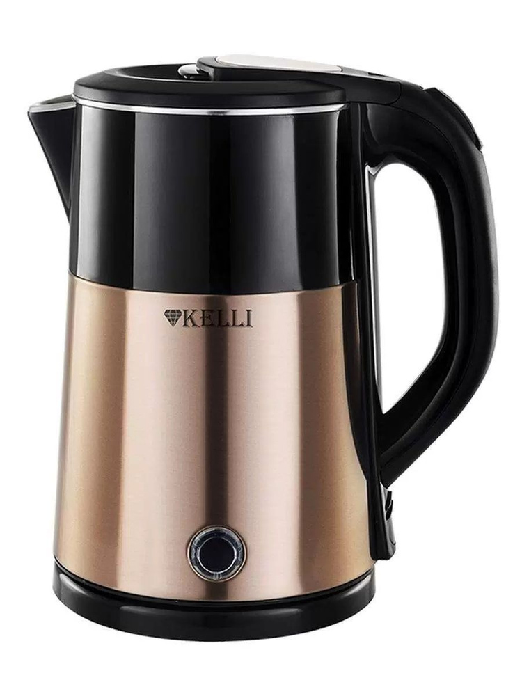 Купить электрический чайник KELLI KL-1802Бронзовый по низкой цене: отзывы, фото, характеристики ...