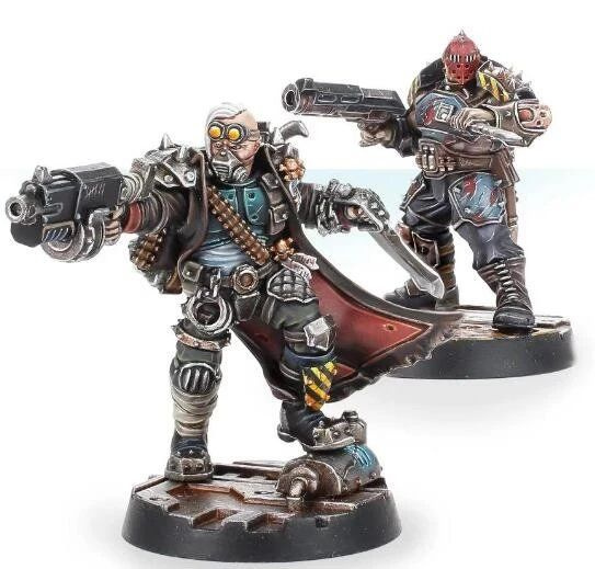 Смола Миниатюра Warhammer Necromunda Apollus Kage & Krotus Hark ...