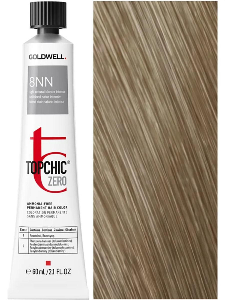 Goldwell TOPCHIC ZERO 8NN Светло-русый экстра Безаммиачная стойка ...