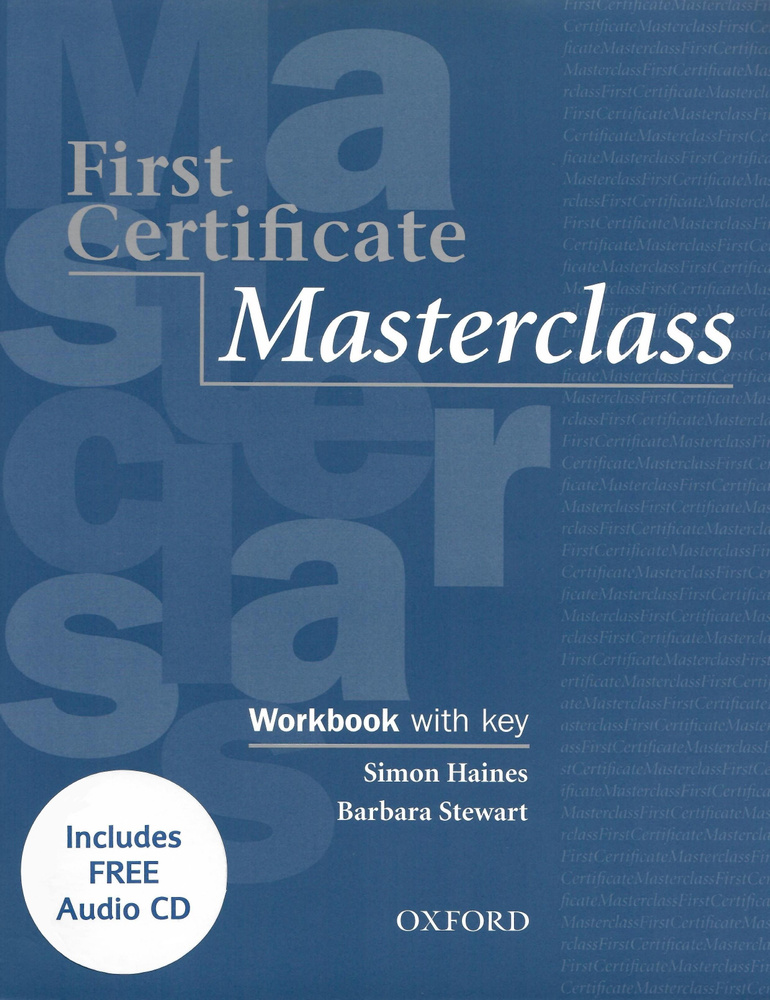 First Certificate Masterclass Workbook With Answer Key купить на OZON ...