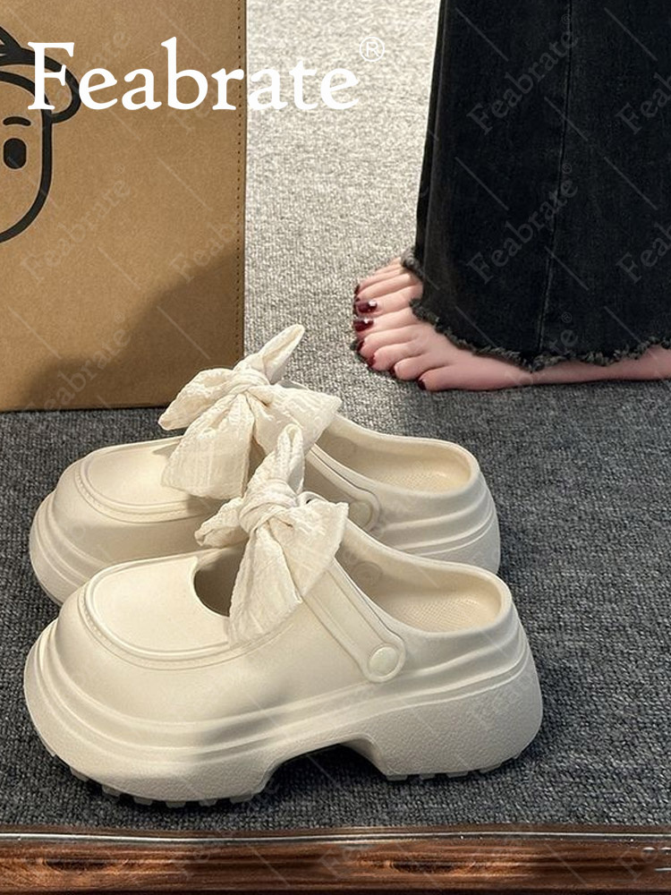 Босоножки Женский Feabrate, размер 40, 41 Круглый нос, Маломерит На любой сезон Без застёжки ...