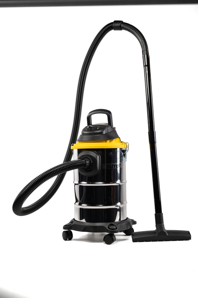 Строительный пылесос Huter, 1500 Вт, 20л, сухая/влажная уборка, всасывание воды/выдувание ...