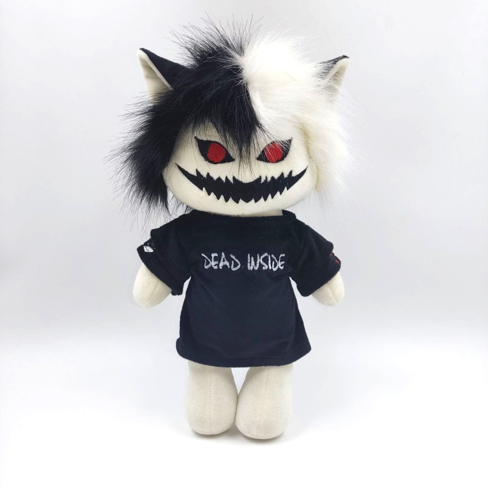 Мягкая игрушка кот Zxc Cat аниме дед инсайд курсед 33 см купить на Ozon по низкой цене