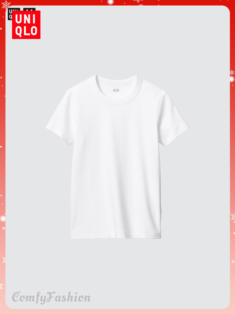 Футболка Женский Uniqlo белый, размер 42 Япония, Китай купить c доставкой на OZON по низкой цене ...