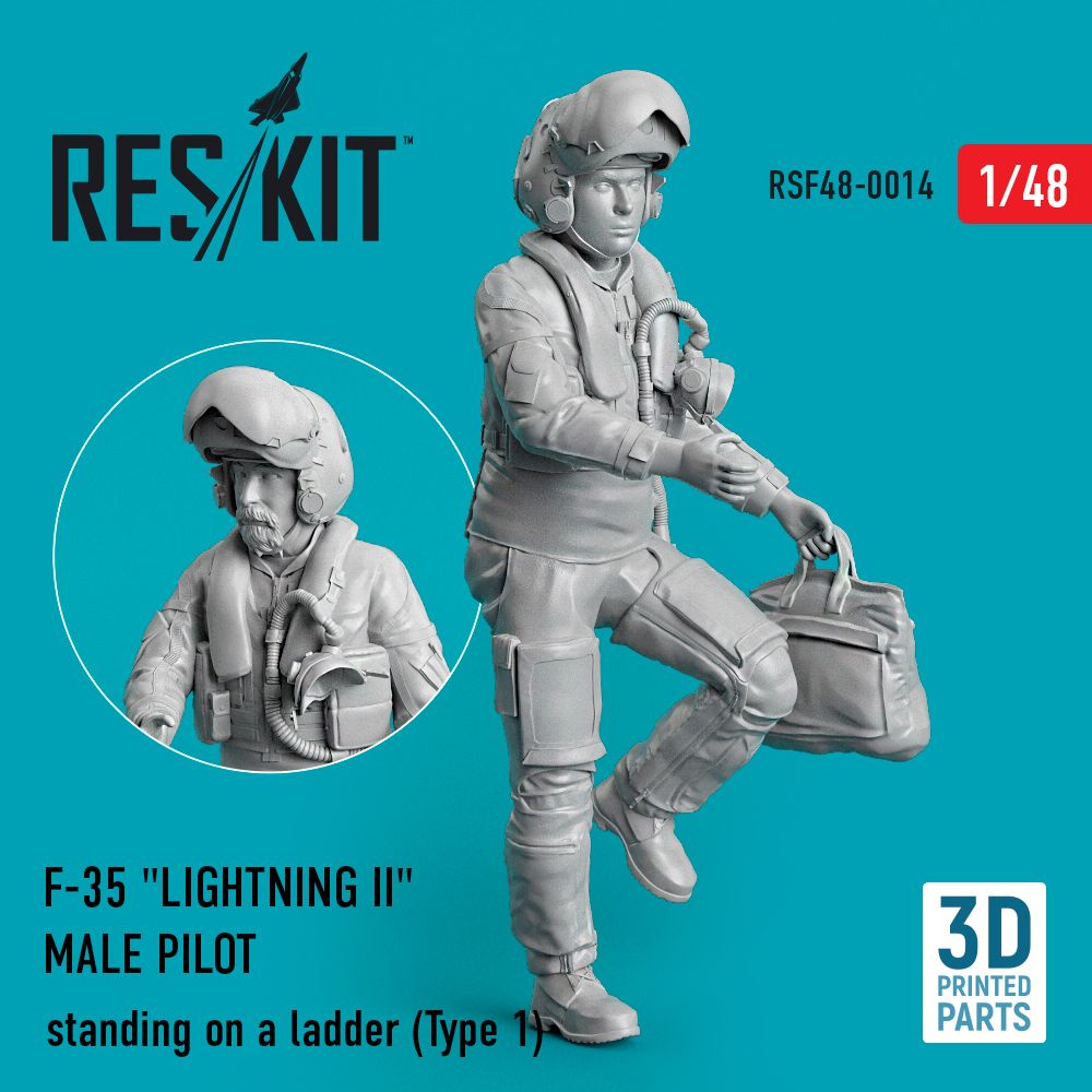 Дополнения из смолы 1/48 Lockheed-Martin F-35A/F-35B Lightning male ...