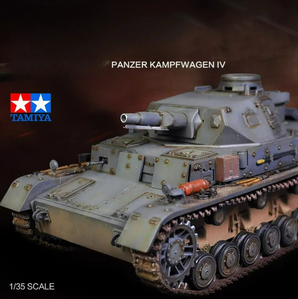 Tamiya 35096 1/35 Немецкая Panzer Kampfwagen Pz.Kpfw IV Ausf.D Модель ...