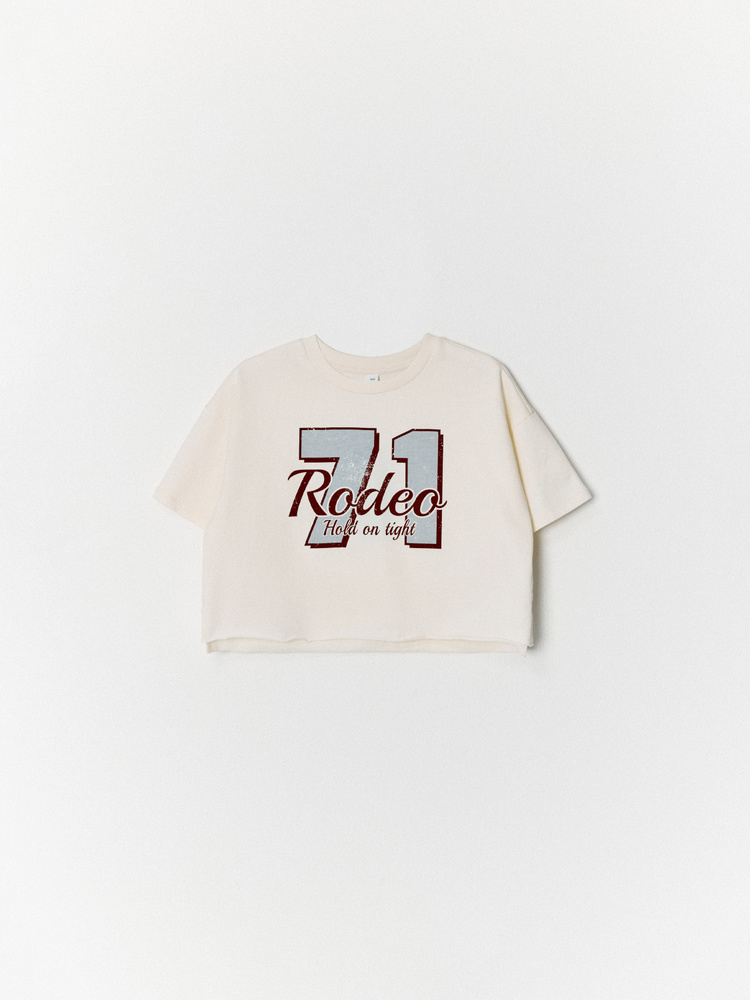 Футболка Девочки SELA ванильный, размер 146 Повседневный Китай купить c доставкой на OZON по ...