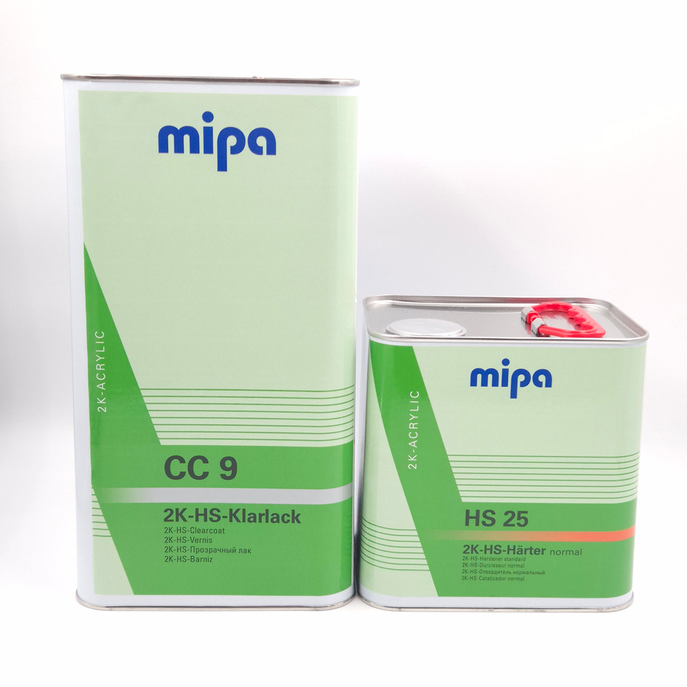Лак акриловый прозрачный MIPA CC9 2K-HS-Klarlack 5л+2,5л отв. купить на ...