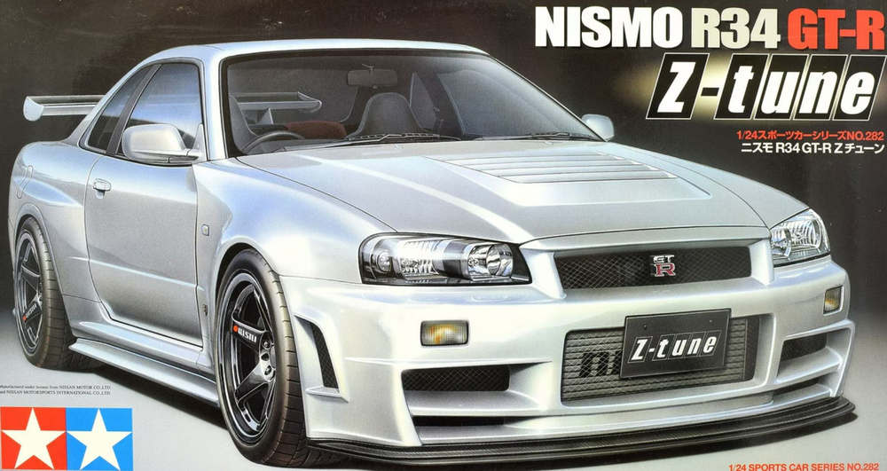 Tamiya 24282 1/24 Nismo Nissan Skyline GT-R R34 Z-Tune сборная модель автомобилей купить на OZON ...