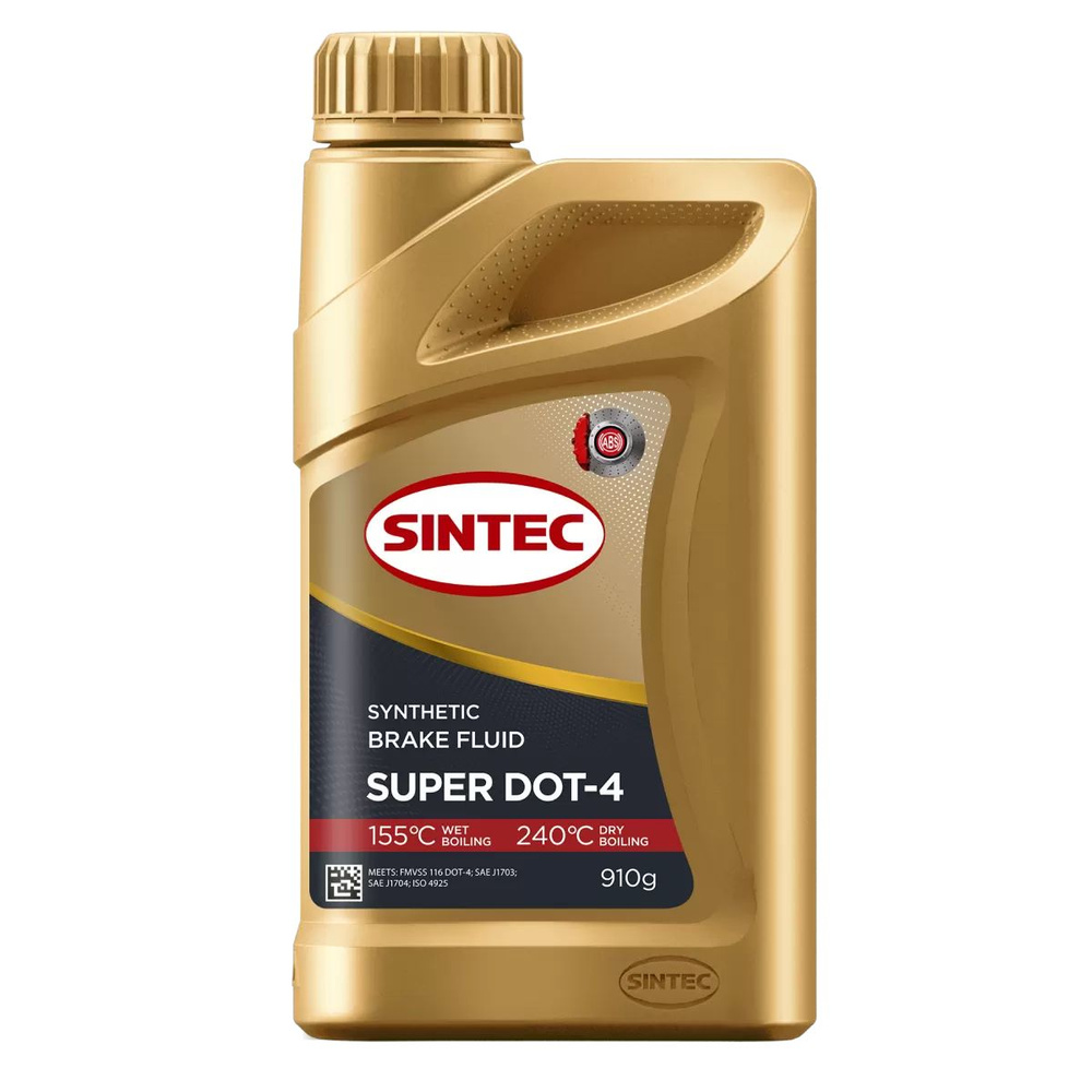 Тормозная жидкость Sintec Super DOT-4 910мл (800737) купить на OZON по низкой цене (2041000801)