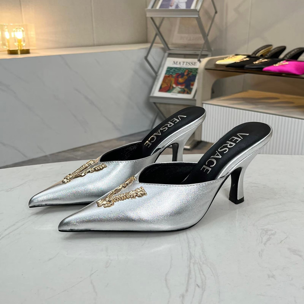 Туфли Женский Воловья кожа размер 36 Клиновидный 1 слингбэки Без застёжки Заострённый нос