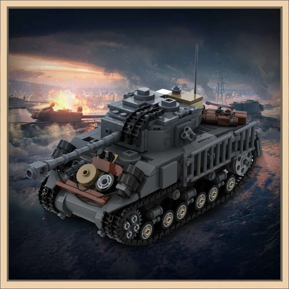 Конструктор Sherman M4A3E8 76 W HVSS Tank War Model купить на OZON по ...