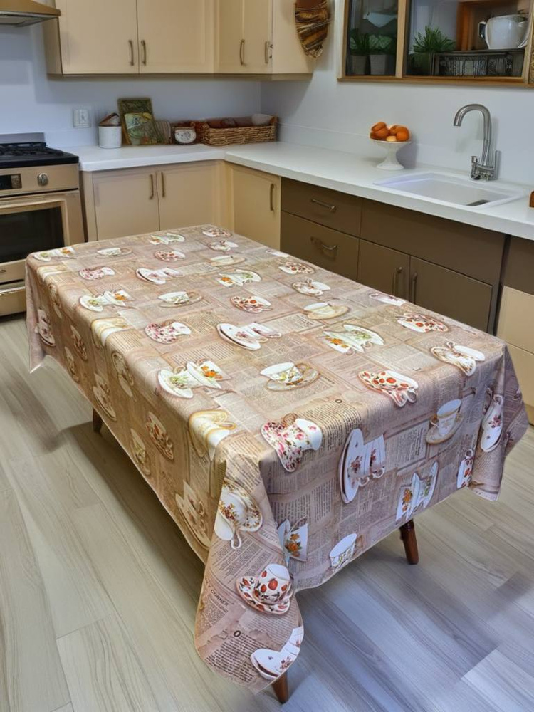 Клеенка на стол на кухню 110х140 см, на нетканной основе, ПВХ, DEKORAMA купить на OZON по низкой ...