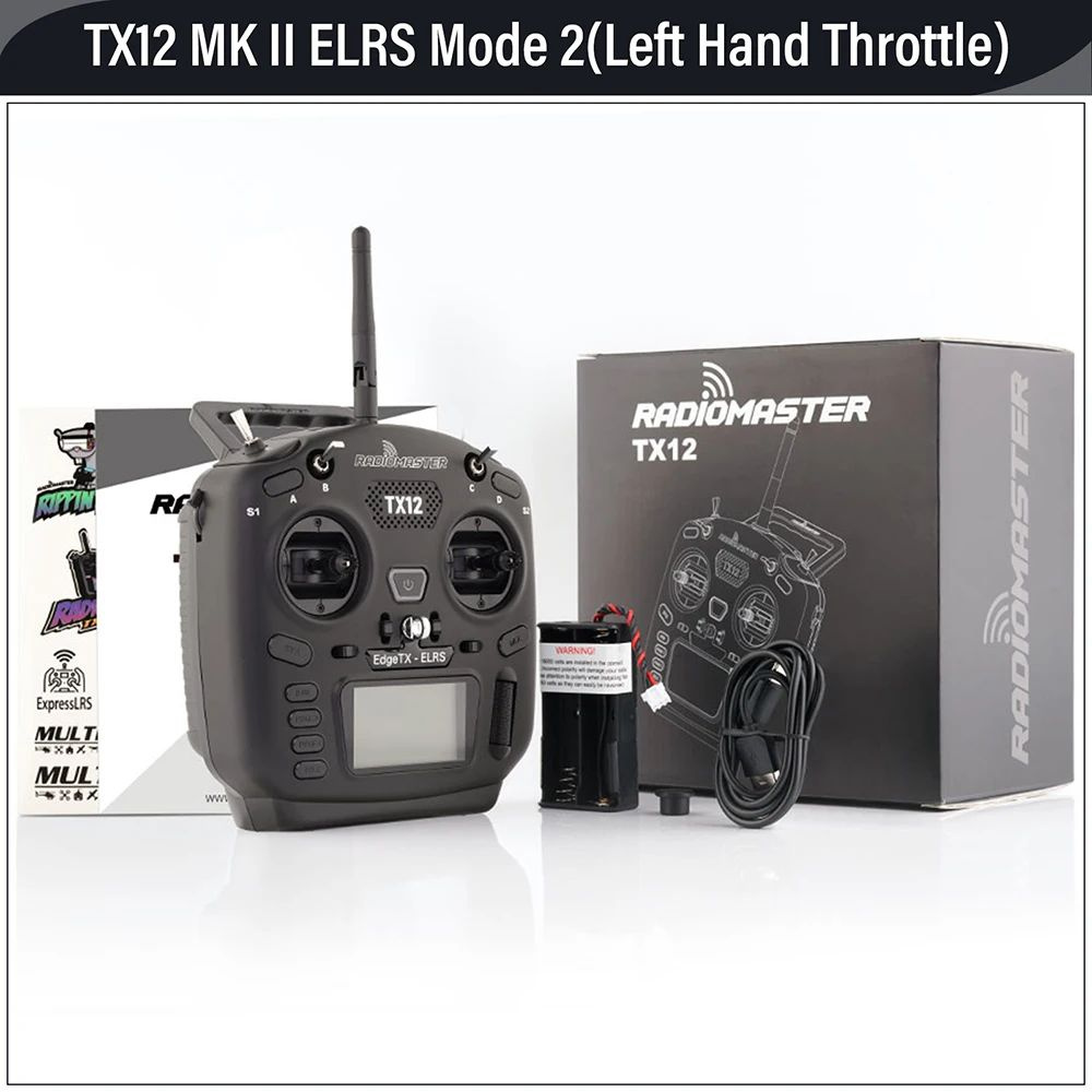 RADIOMASTER TX12 MK II Радиоконтроллер FCC ELRS EdgeTX OpenTX 2,4 ГГц ...