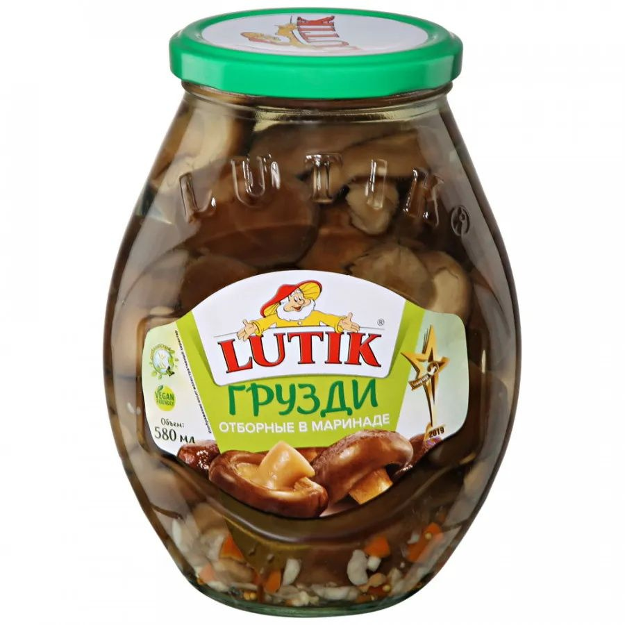 Грузди 11047 LUTIK отборные в маринаде /стекло/ 580мл купить на OZON по ...