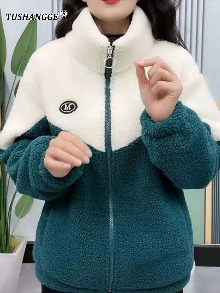 Куртка Женский TUSHANGGE морской зеленый круглый Политекс, размер 50, 52 Длинный пуховик-одеяло ...