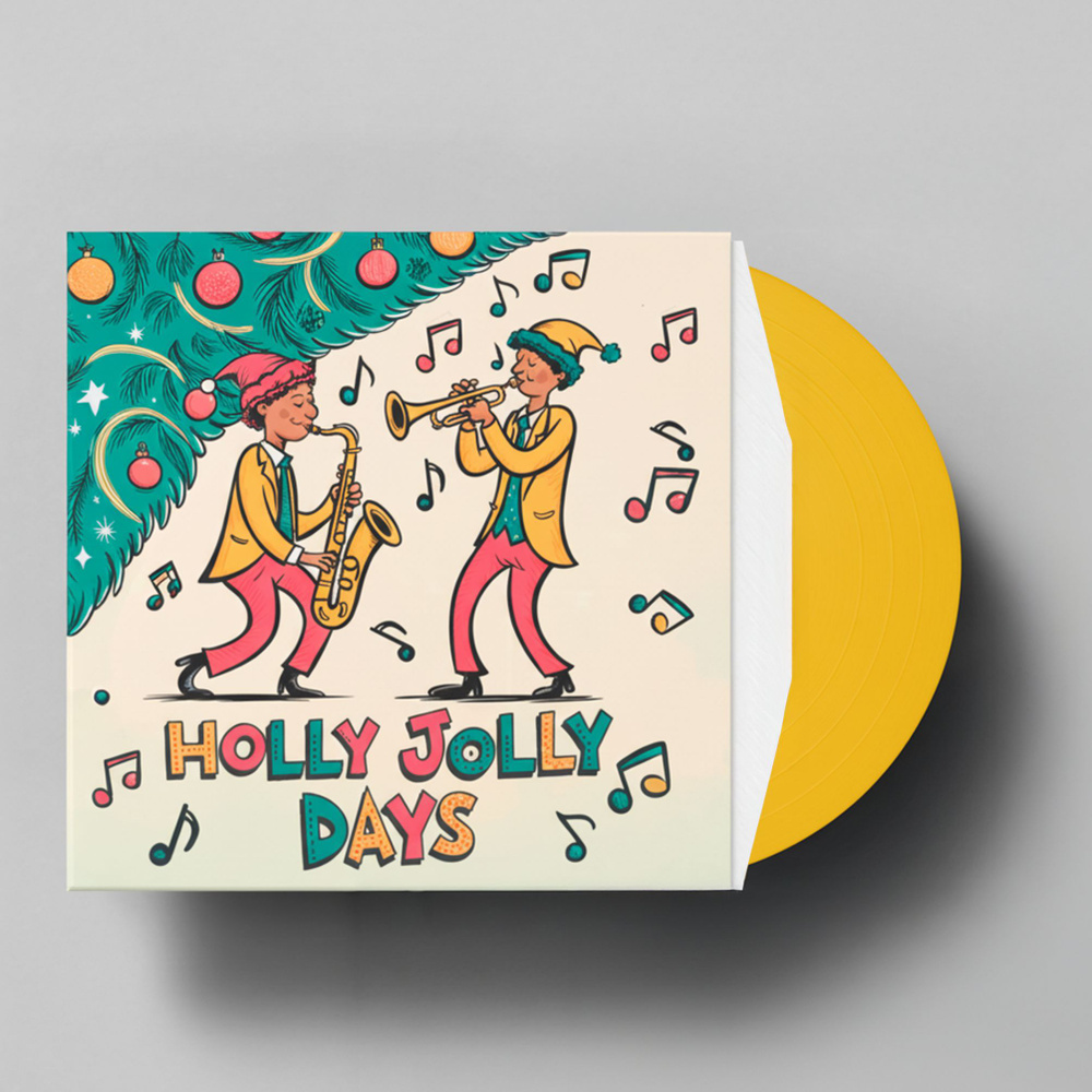 Новогодняя виниловая пластинка Holly Jolly Days Color купить на OZON по ...