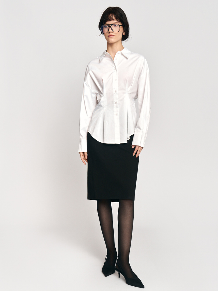 Юбка Женский Zolla черный Вискоза, Полиэстер, размер 44 Демисезон, рост 164-176 купить c ...