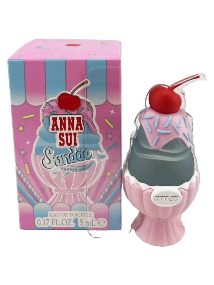 Anna Sui Sundae Pretty Pink Миниатюра Туалетная вода Женская 5мл купить ...