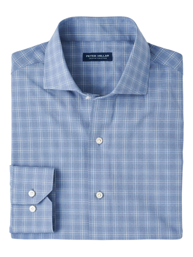 Рубашка Мужской PETER MILLAR синий, размер 54 США купить c доставкой на OZON по низкой цене ...
