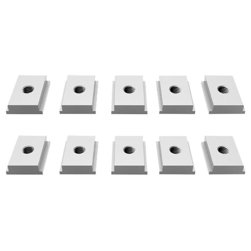 Т-образные гайки для Т-паза M6/8, - M6 серебристый купить на OZON по низкой цене (3047457036)