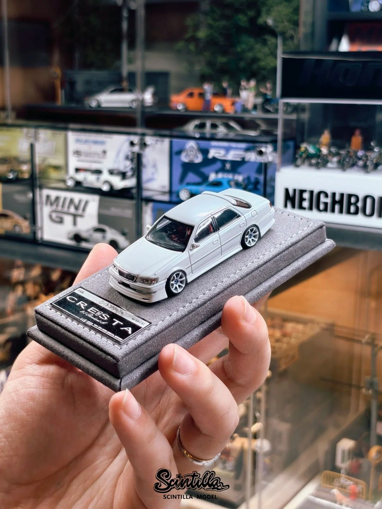 Машинка Mortal Model 1/64 #Toyota Cresta Apa-Xpo 2025 White Alloy Car ...