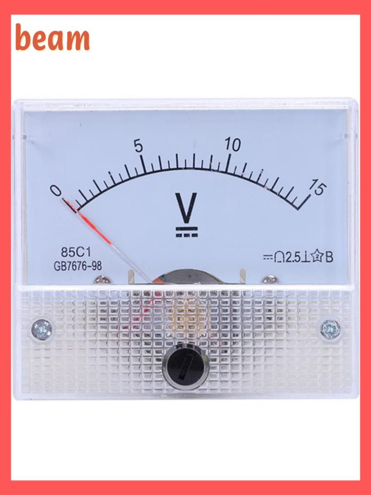 Вольтметр постоянного тока стрелочного типа, 85C1 DC 0-15V Механический ...