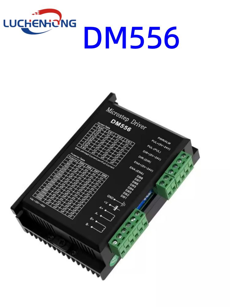 Микрошаговый привод DM556 для 42 57 шаговых двигателей Nema17 Nema23 ...