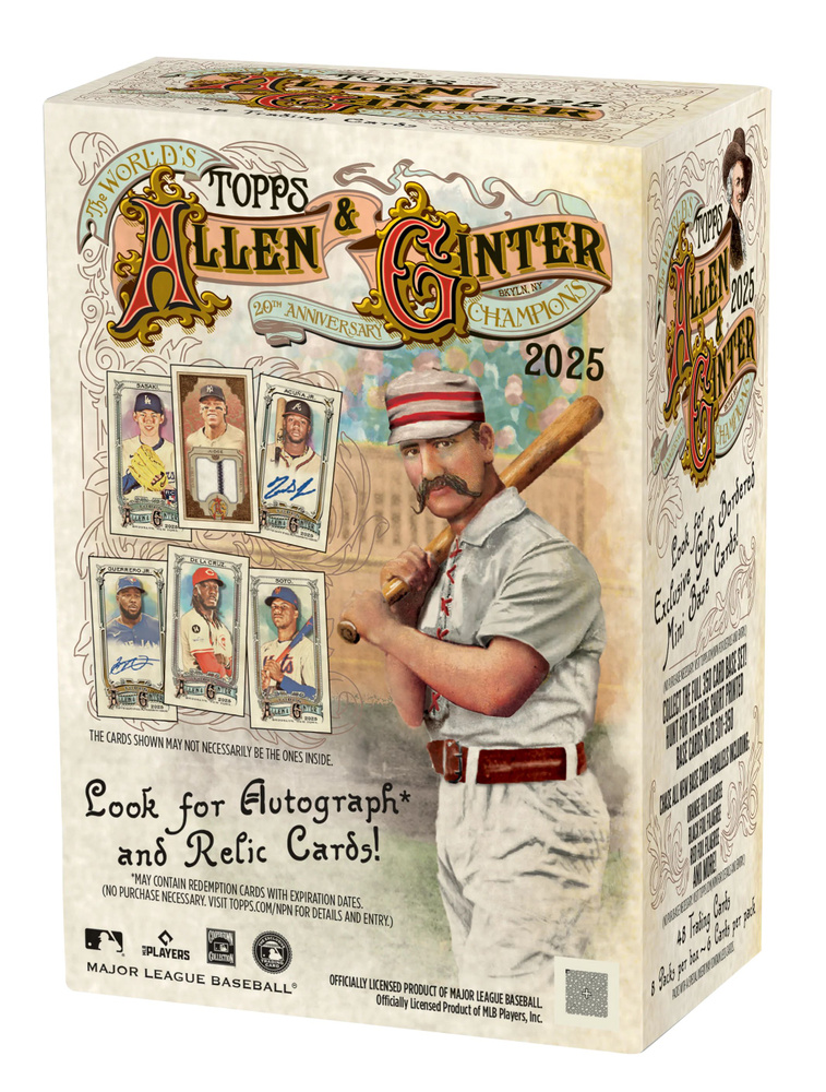 2025 Topps Allen & Ginter Baseball - Value Box Бейсбольная карточка ...