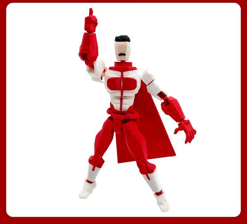 Фигурка Неуязвимый (Invincible) Lucky Dummy 13,3D-печатный подвижный ...