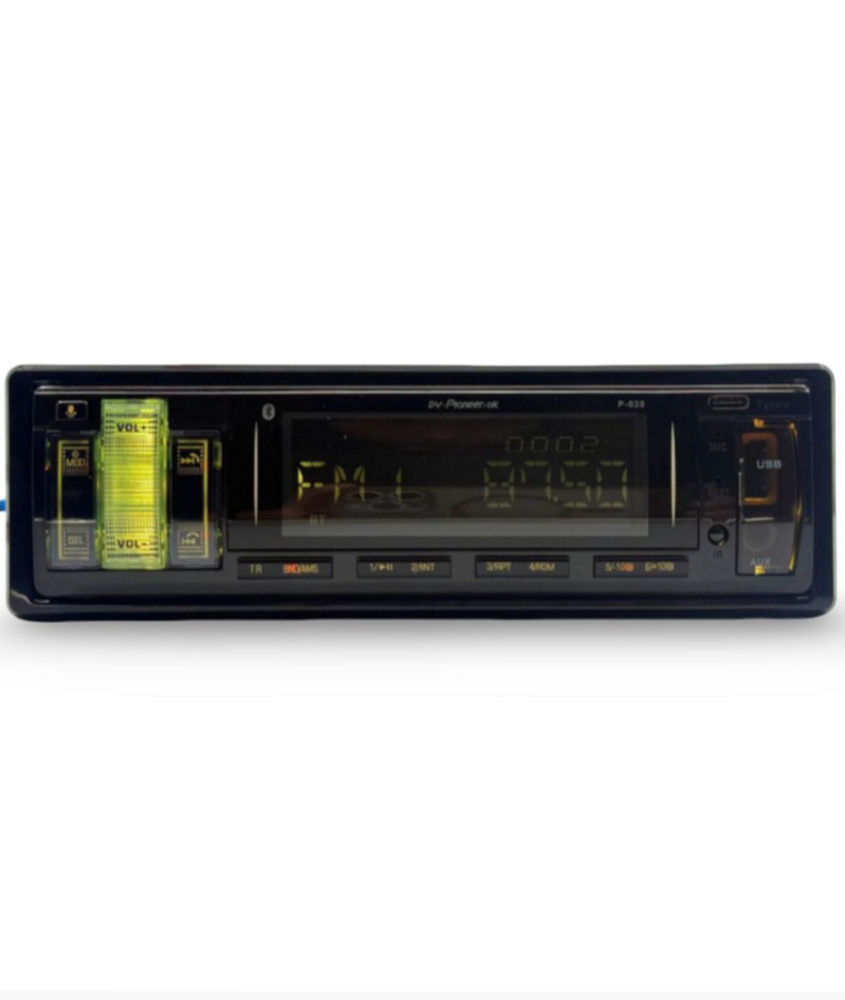 Автомагнитола FM/BT/USB/TFplayer Multicolor DV-pioneer.OK P-028 купить ...