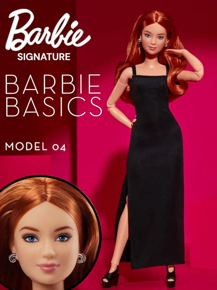 Кукла Barbie Signature Basics Шарнирная кукла Барби Модель 04, JBH74 ...