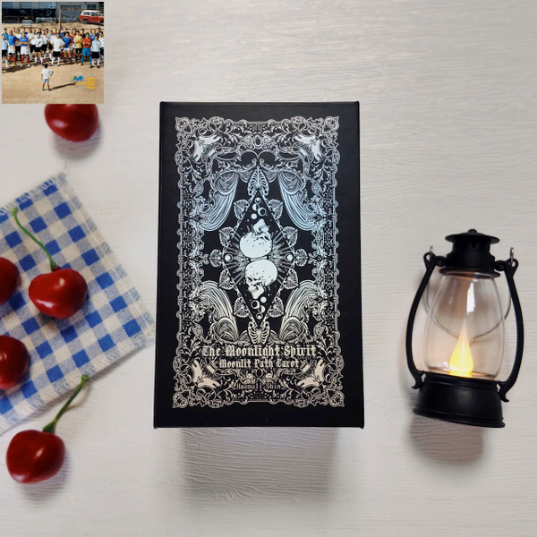 Wandering Spirit Tarot 2nd Edition 104 карты, серебряно-чёрная эстетика ...