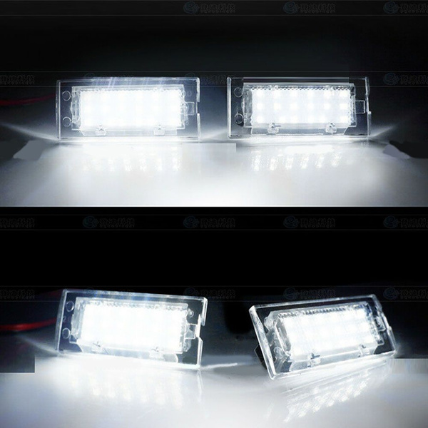 2 светодиодных лампы подсветки номерного знака 51137062293 для BMW E53 ...