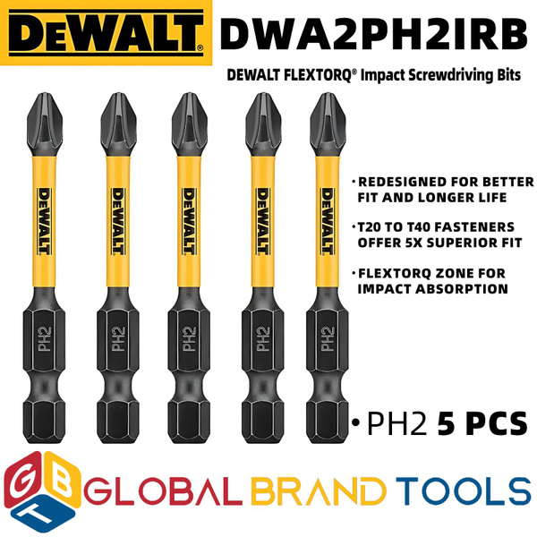 DeWalt DWA2PH2IRB набор бит 57мм ,PH2, 5 предметов купить на OZON по ...