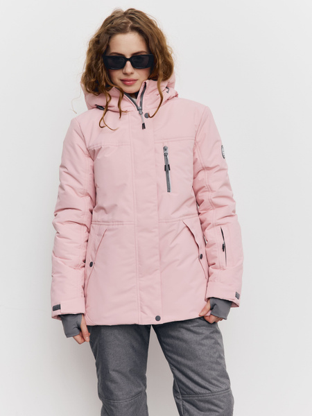 Комплект верхней одежды Женский Avese Капюшон, Манжеты капюшон Зима, размер 48 Спортивный серый ...