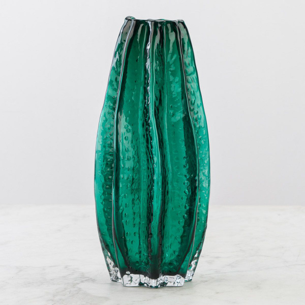 Ваза Carambola Shape Coral Green Glass Vase Large купить c доставкой на ...