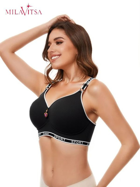 Бюстгальтер Женский Milavitsa, размер 95B, 95C разноцветный купить c доставкой на OZON по низкой ...