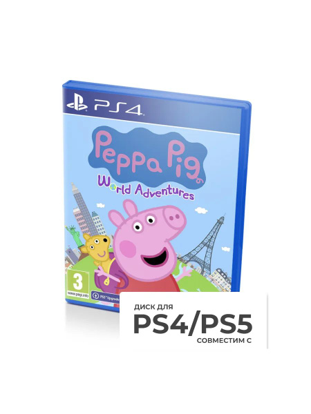 Игра Peppa Pig World Adventures PS4/PS5 диск (PlayStation 4, Английская ...